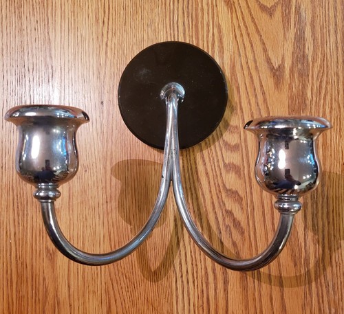 Mid Century Modern fixture antique copper socket black chrome | eBay