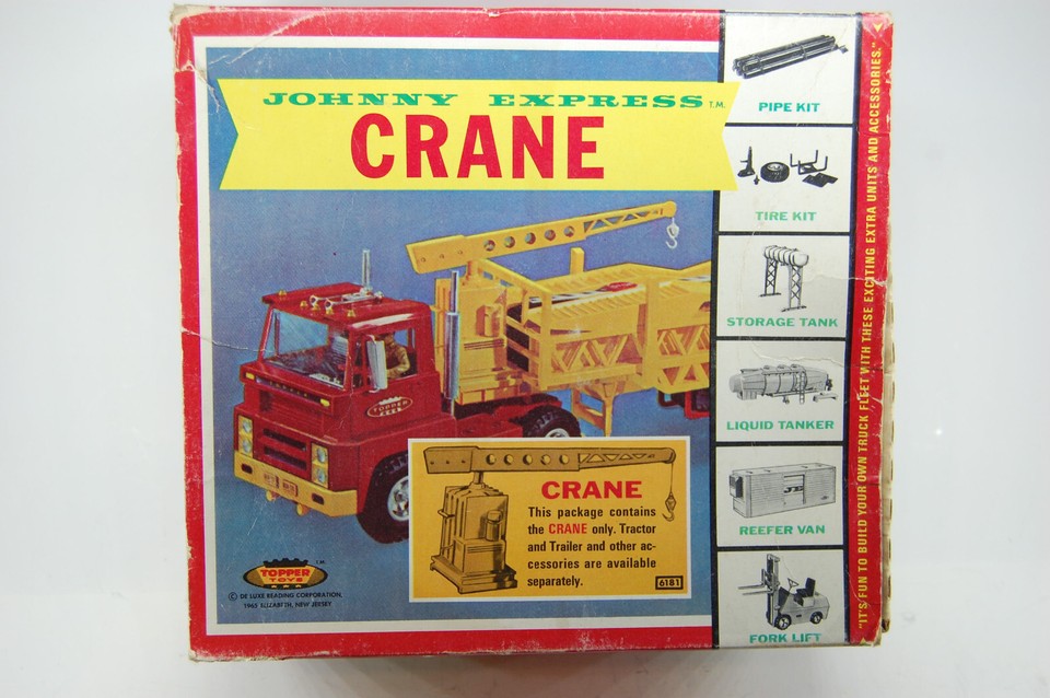 1965 Topper Johnny Express Cargo, and Crane with Original Boxes | eBay