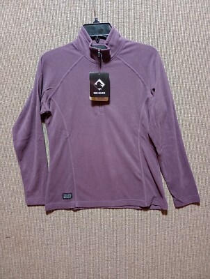 Dry Duck Dri-Fit DDX Fleece Quarter Zip Up Size Small Plum Color | eBay