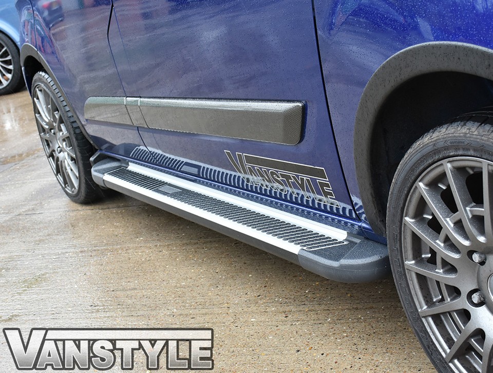 FITS FORD TRANSIT CUSTOM SWB 12-23 ALUMINIUM SIDE STEPS SHERWOOD ...