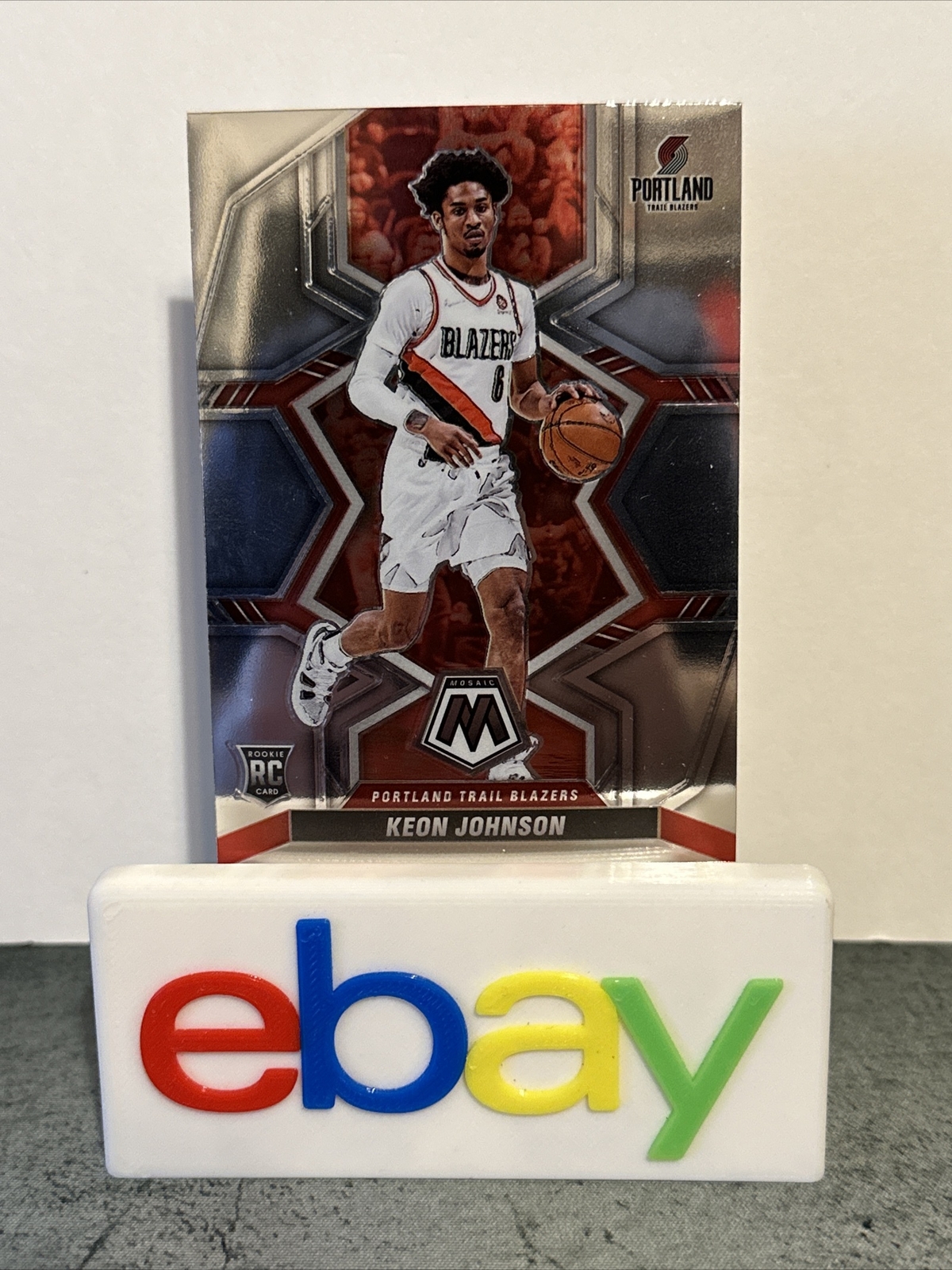 2021-22 Panini Mosaic Basketball Keon Johnson #225 RC Rookie | eBay