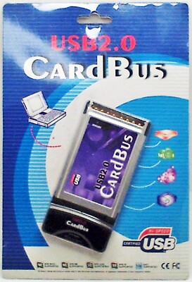 BRAND NEW SEALED BUSLINK USB 2.0 CARDBUS 2-PORT USB PC CARD WITH CD ...