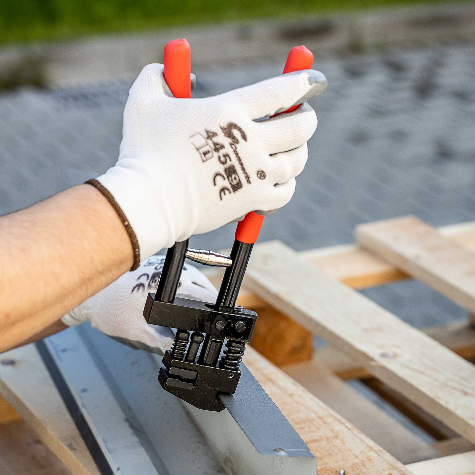 2 en 1 Pince à soyer et sertir et poinçonner pour Tôle de carrosserie ...