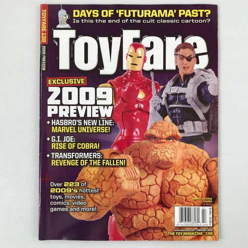 Toyfare - The Toy Magazine Newsstand Edition February 2009 Cover: Iron ...