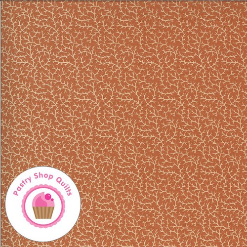 Moda BITTERSWEET LANE 9648 17 Burnt Orange Tonal KANSAS TROUBLES Quilt ...