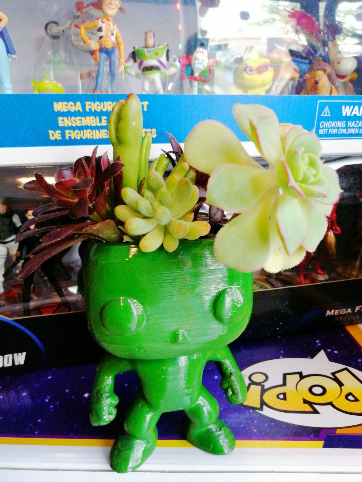 Cute Pop Planter Vase For Flowers Plants Grasse Colour Light Blue 10cm ...