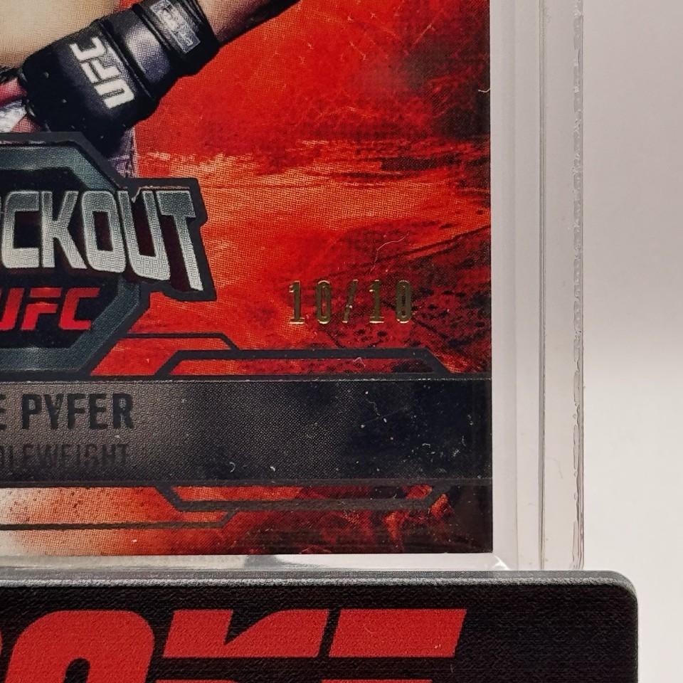 2025 Topps Knockout UFC Joe Pyfer Black 10/10 #84 | eBay