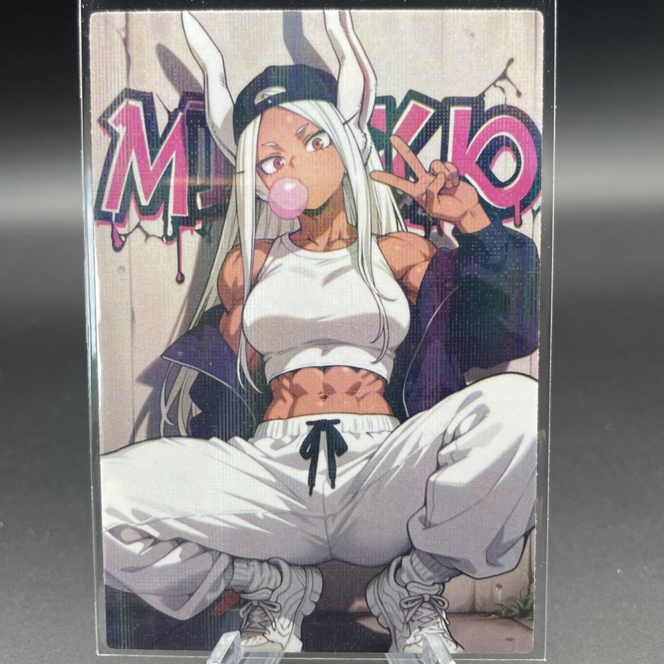 Mirko My Hero Academia Card Anime Waifu Doujin ACG Goddess Holo | eBay