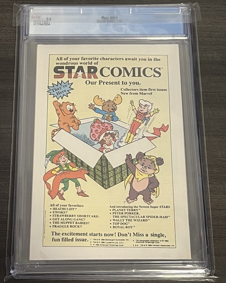 THOR #354 CGC 9.6 - WHITE PAGES - HELA APPEARANCE | eBay