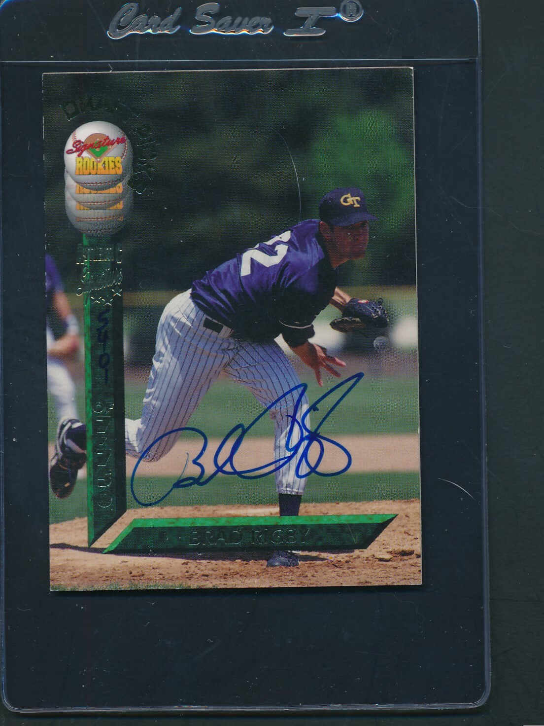 1994 Signature Rookies #34 Brad Rigby Oakland Signed Auto *D1211 | eBay