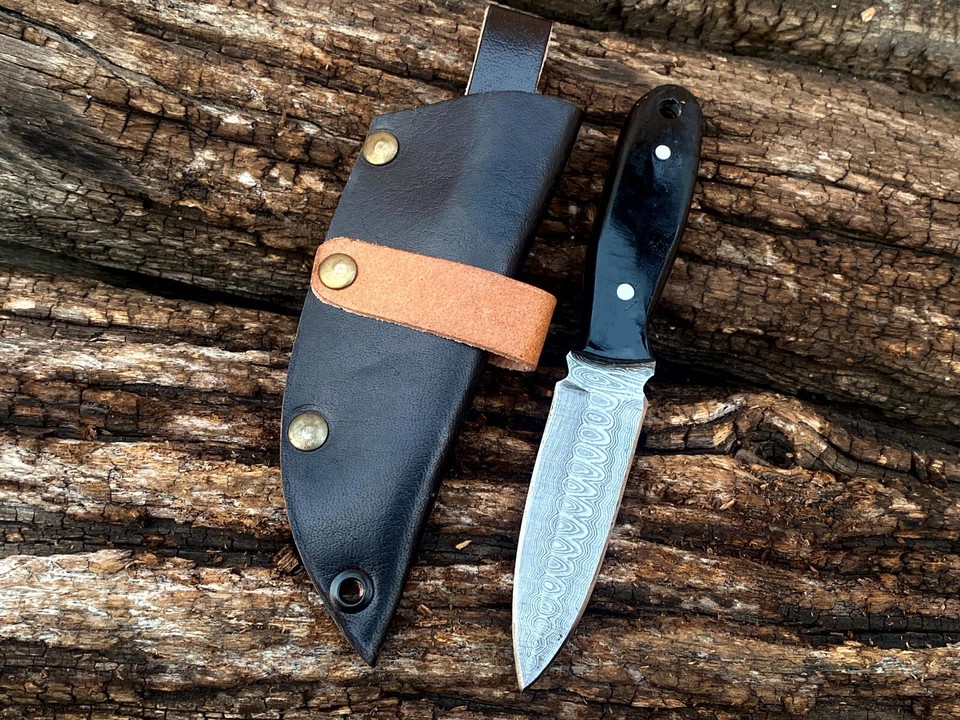 SHARD®™ CUSTOM HAND FORGED DAMASCUS STEEL EDC DAGGER MINI NECK KNIFE W ...