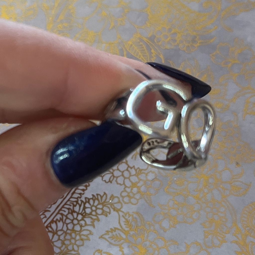 The GO Ring statement retro adjustable 925 silver | eBay