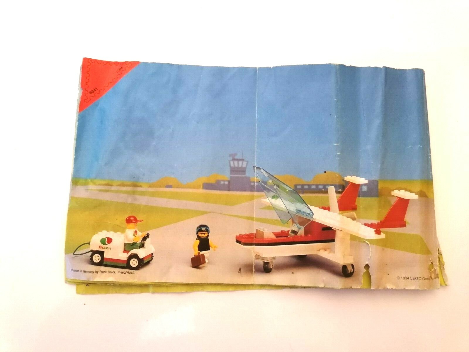 Lego 6341 Beschreibung Bauplan für Lego system Octan Flugzeug ungelocht ...