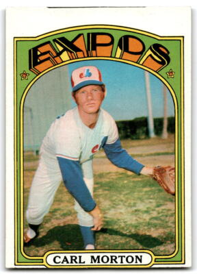 1972 Topps #134 Carl Morton Miscut | eBay