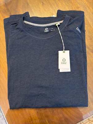 NWT MEN'S TASC CREW TEE, SIZE: XL, COLOR: NAVY BLUE (M21) | eBay