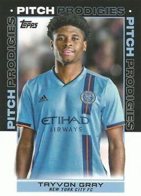 #59 Tayvon Gray - New York City FC - 2021 Topps MLS Soccer | eBay
