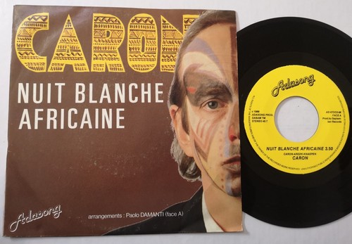 45 t 7" CARON 47003 nuit blanche africaine / so long ADASONG BELGIQUE ...