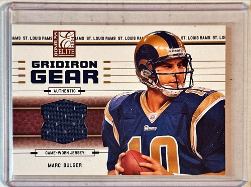 Marc Bulger 2004 Donruss Elite Gridiron Gear Bronze Game-Worn Jersey # ...