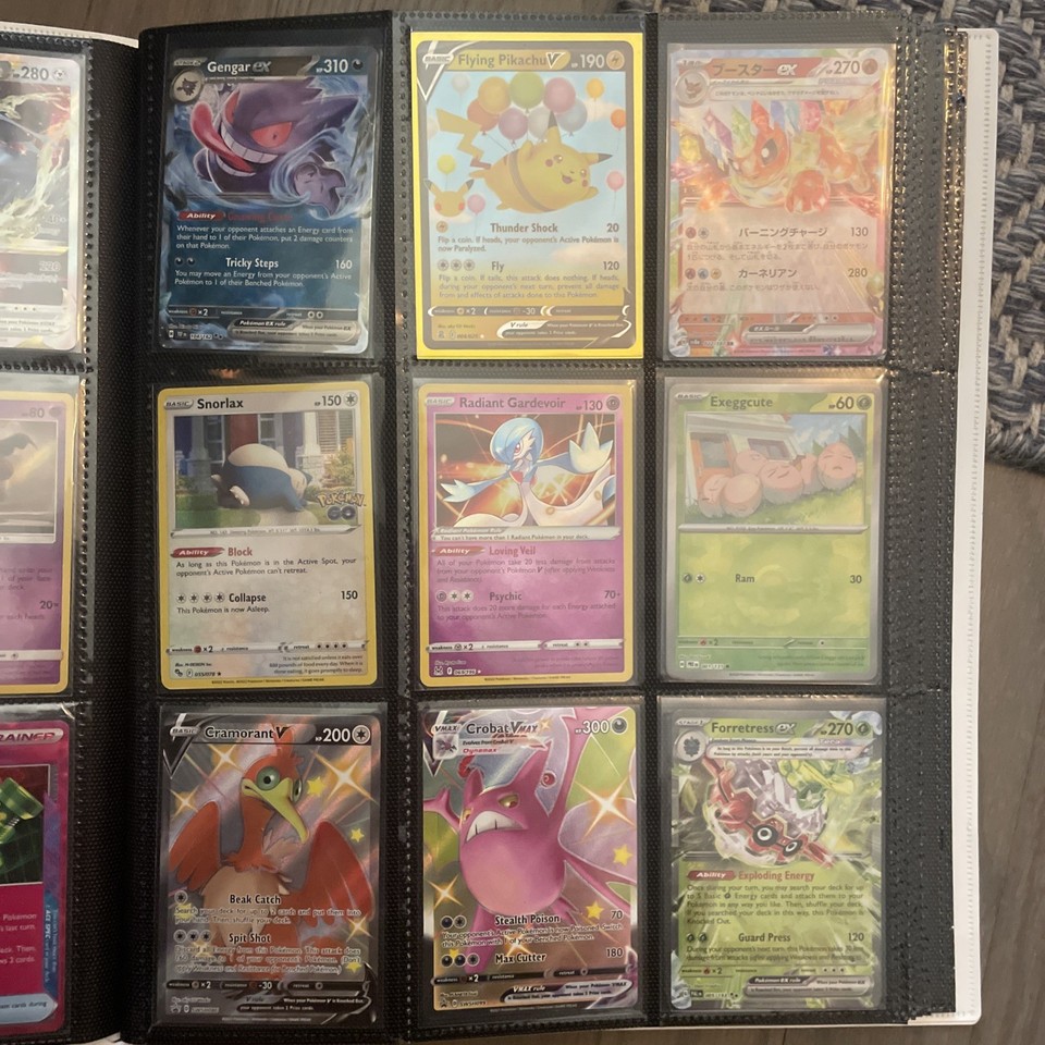 pokemon binder collection lot 100+ Cards Insane Value Comes With Binder ...