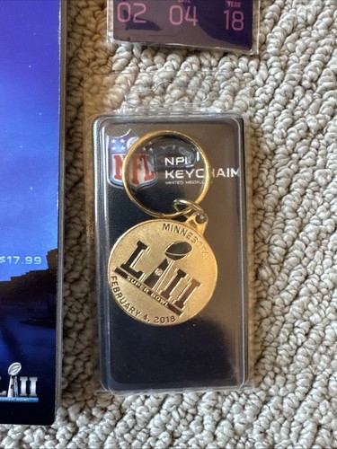 Super Bowl LII 52 Program, Trading Pin, and Keychain | eBay