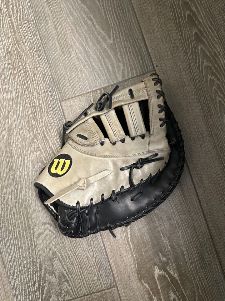 Wilson A2000 Pro Stock FIRST BASE GLOVE 2800PS 12" RHT Gray Black | eBay
