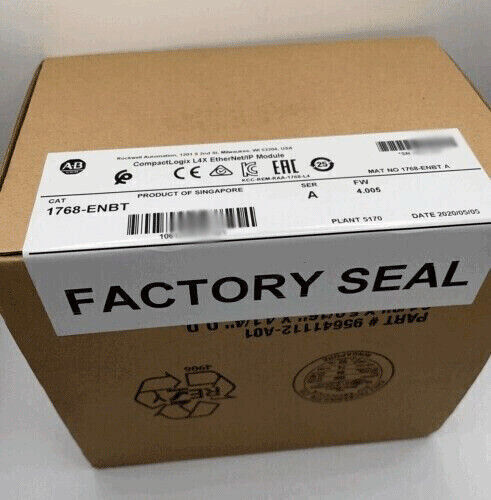 New Factory Sealed AB 1768-ENBT SER A EtherNet/IP Communication Module ...