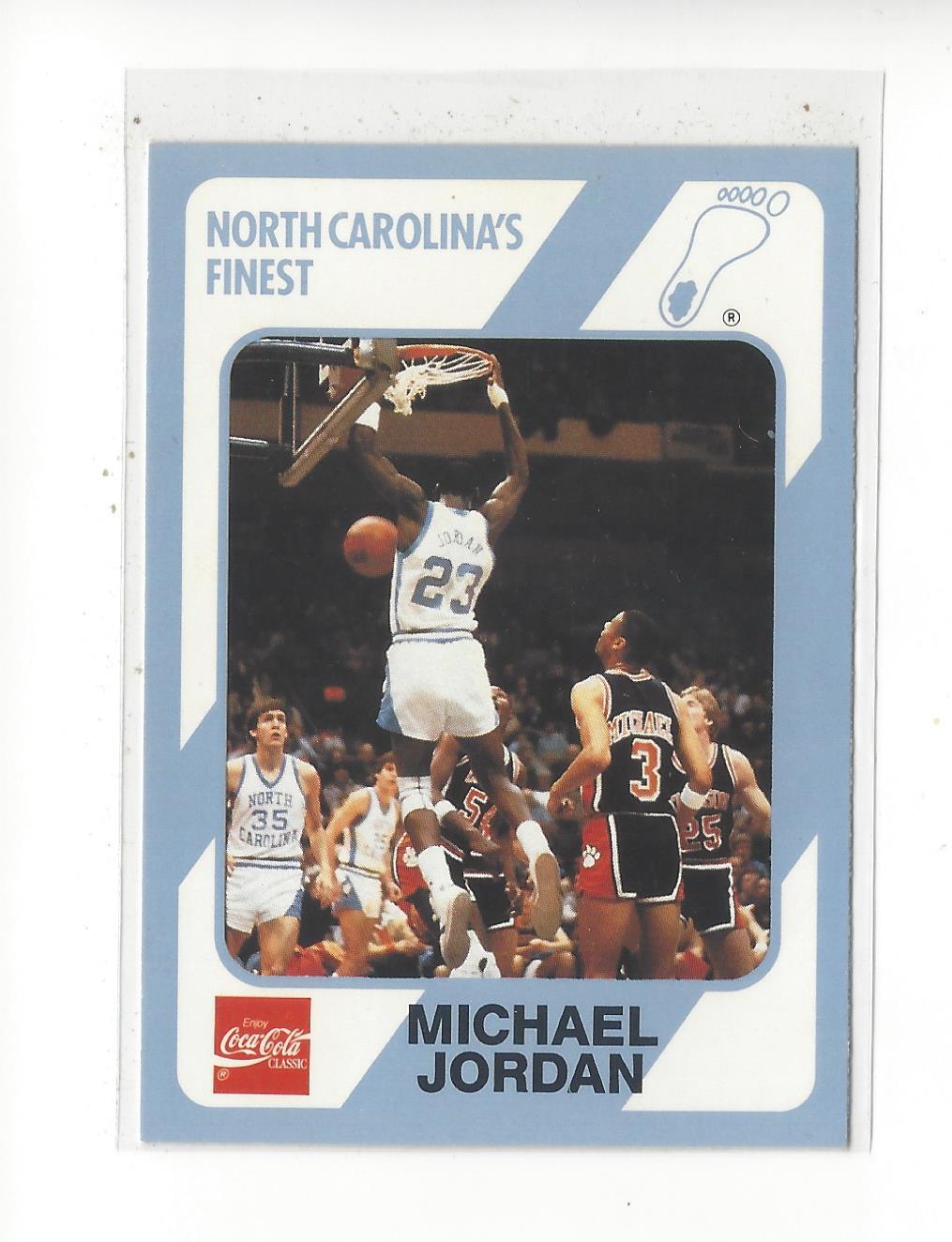 1989-90 North Carolina Collegiate Collection #15 Michael Jordan UNC ...