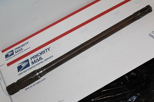 Original John Deere H PTO Shaft w/ Nut AH1096R | eBay