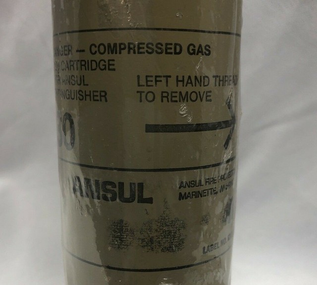 Ansul Fire Extinguisher #30 CO2 Cartridge COMPRESSED GAS for Hood ...
