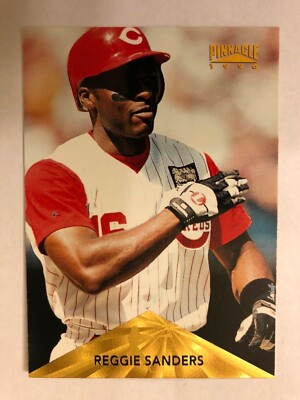1996 Pinnacle #20 Reds Reggie Sanders Baseball Card | eBay