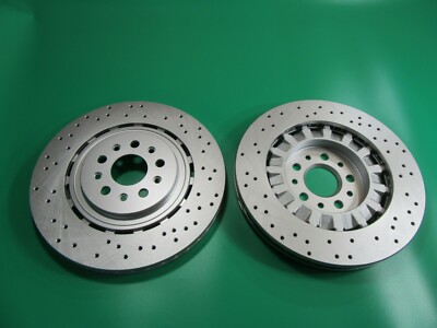 Maserati Front Brake Rotors (set of 2) 670030935 Ghibli Quattroporte | eBay