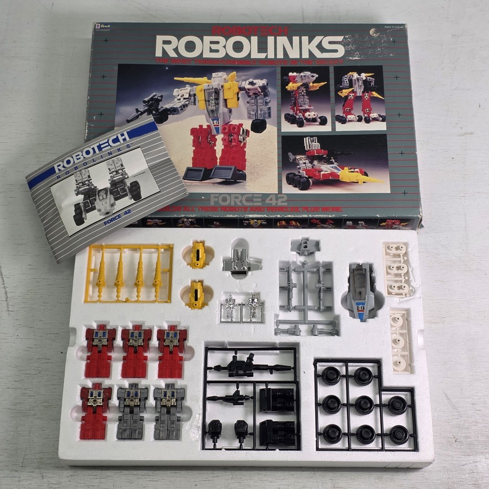 Revell Takara Robotech Robolinks Force 42 Transformable Robots 80s Toy ...