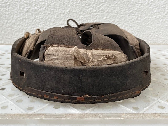 WW1 GERMAN LEATHER LINER FOR M16 HELMET. Sz 62. ORIG. | eBay