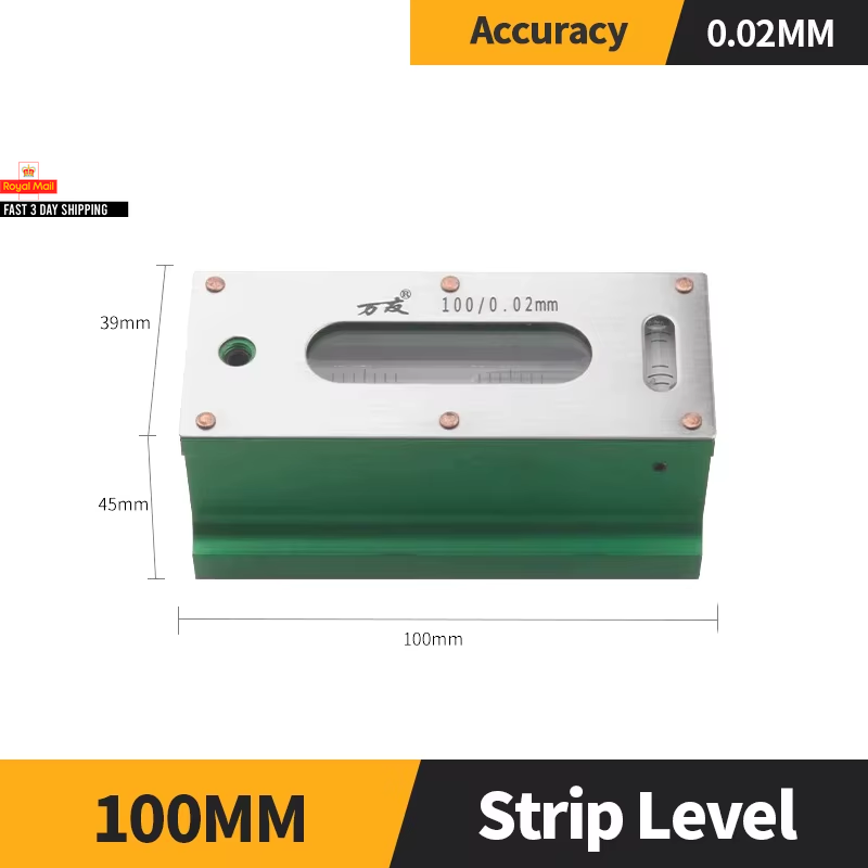 High Precision 0.02Mm Industrial Level Mechanical Bar Level Strip Level ...