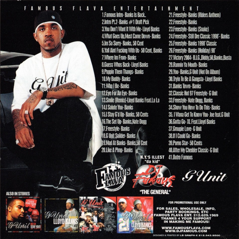 DJ FAMOUS - BEST OF BANKS PT.3 - HIP HOP R&B NYC MIXTAPE MIX CD | eBay