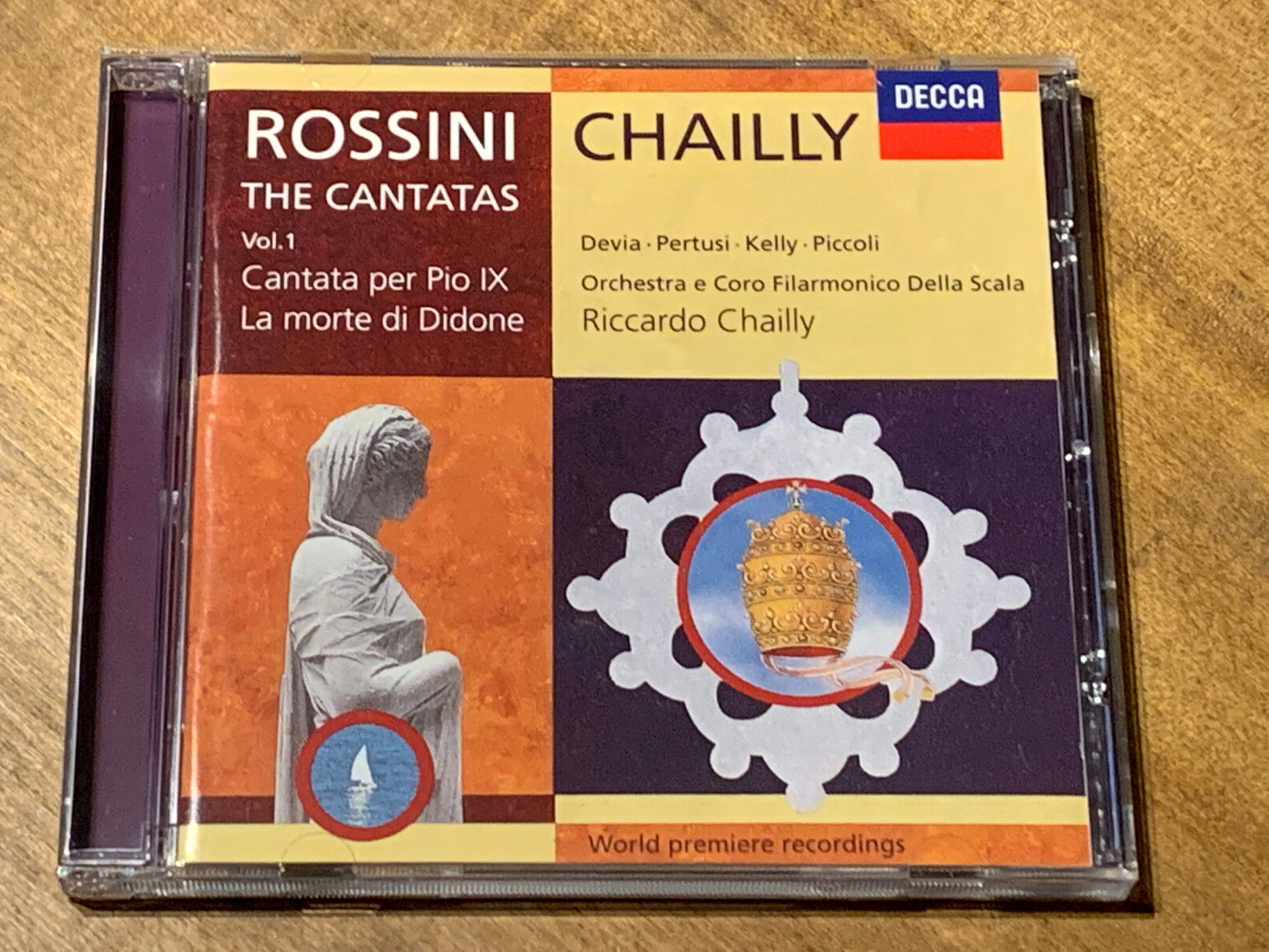 Rossini The Cantatas Vol.1 RICCARDO CHAILLY Original 1998 Decca CD MINT ...