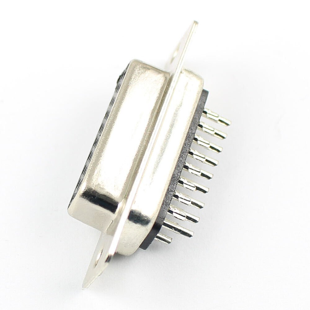 2Pcs HD D-SUB 26 Pin Female Solder Type Adapter Connector 3 Rows ...