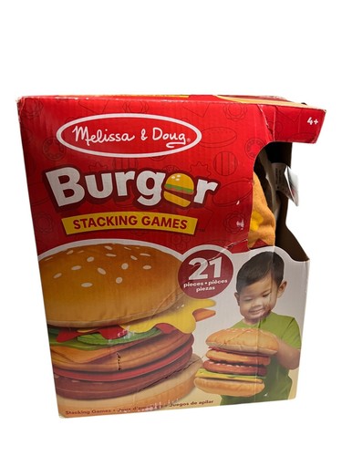 Melissa & Doug Burger Matching, Catching, and Stacking Games See ...
