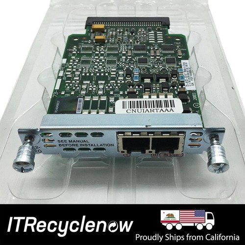 Cisco VIC2-2FXO 2 Port FXO Voice Fax Interface Card | eBay