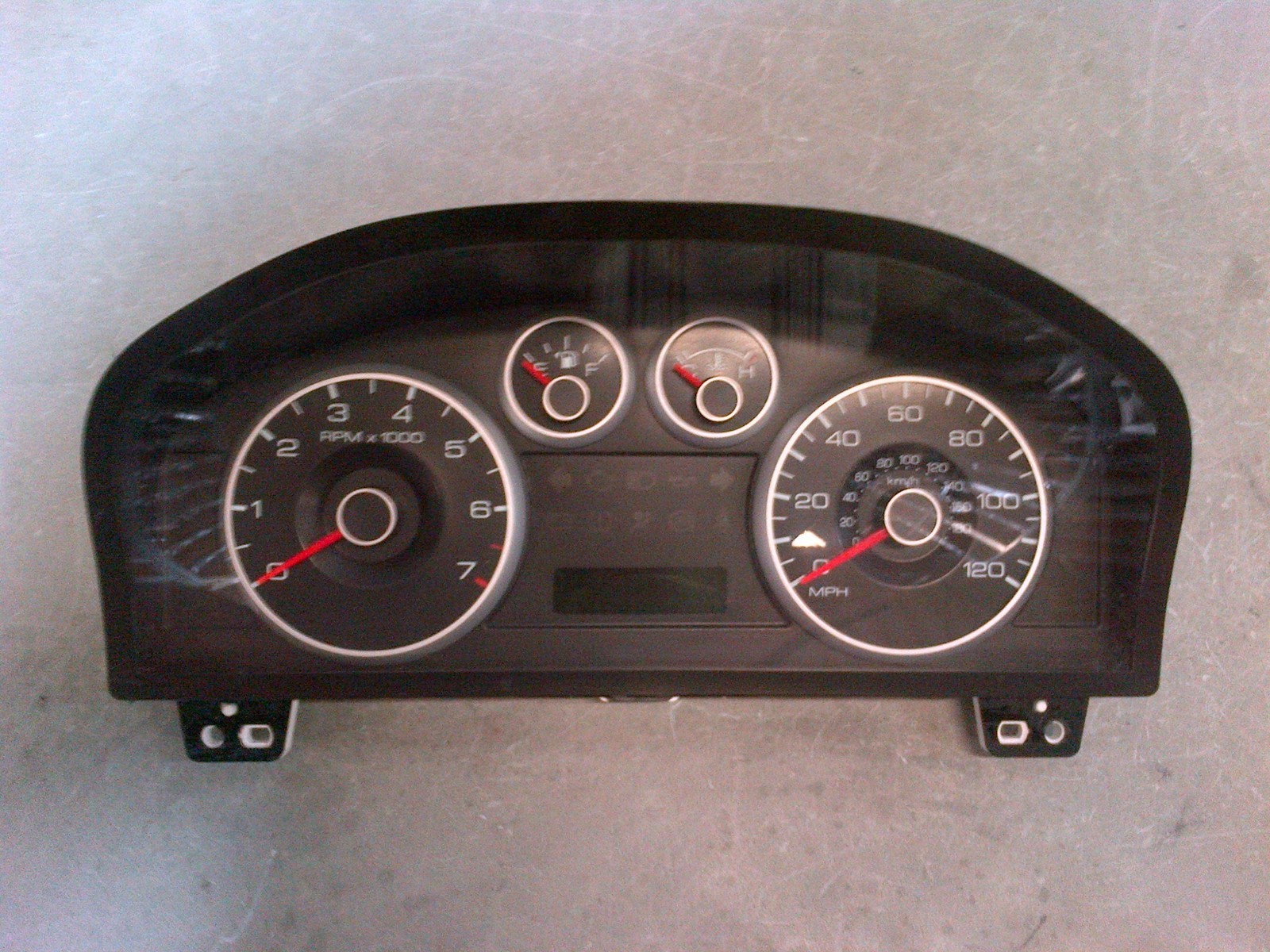 09 FORD FUSION INSTRUMENT CLUSTER SPEEDOMETER TACH MPH ODOMETER 9e51 ...