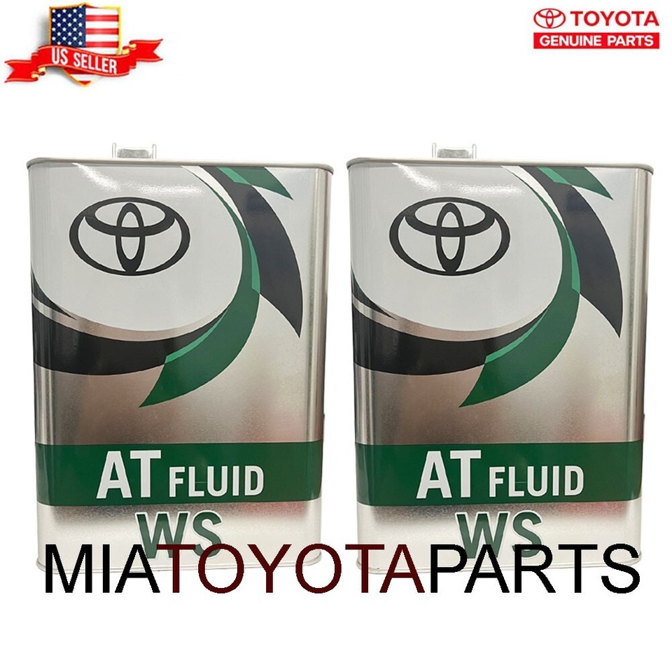 8 Liters OEM Toyota ATF WS Automatic Transmission Fluid 08886-81885 ...