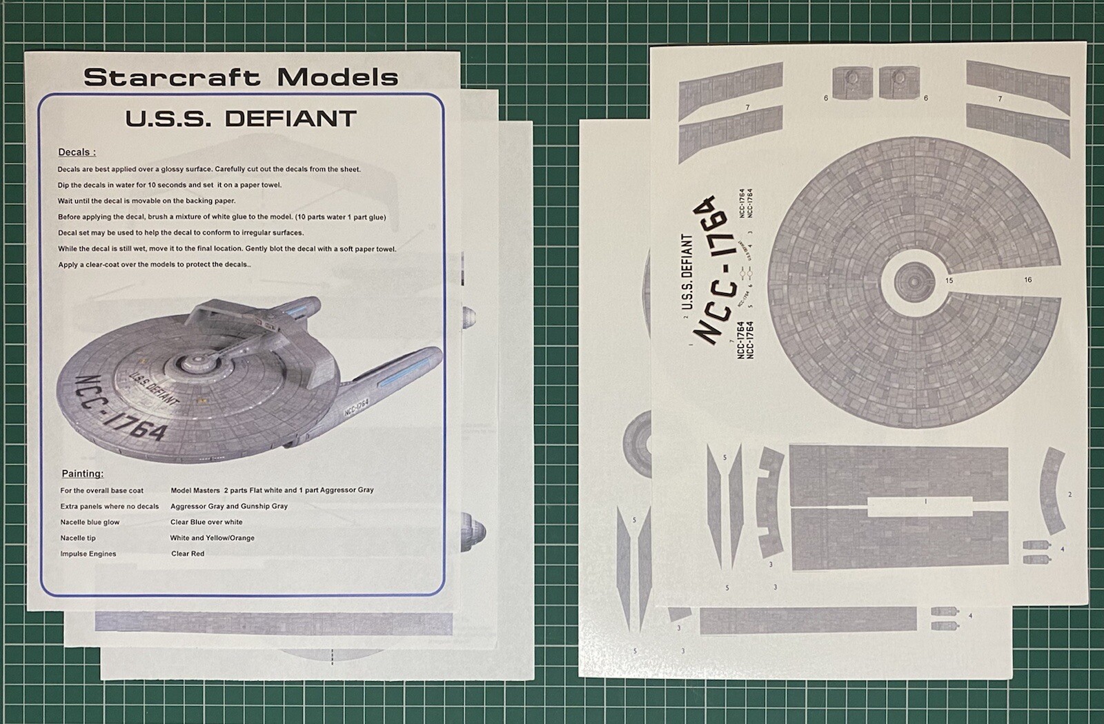 Star Trek : 2009 : USS Mayflower Type 1:1400 Model Kit + Aztec ...