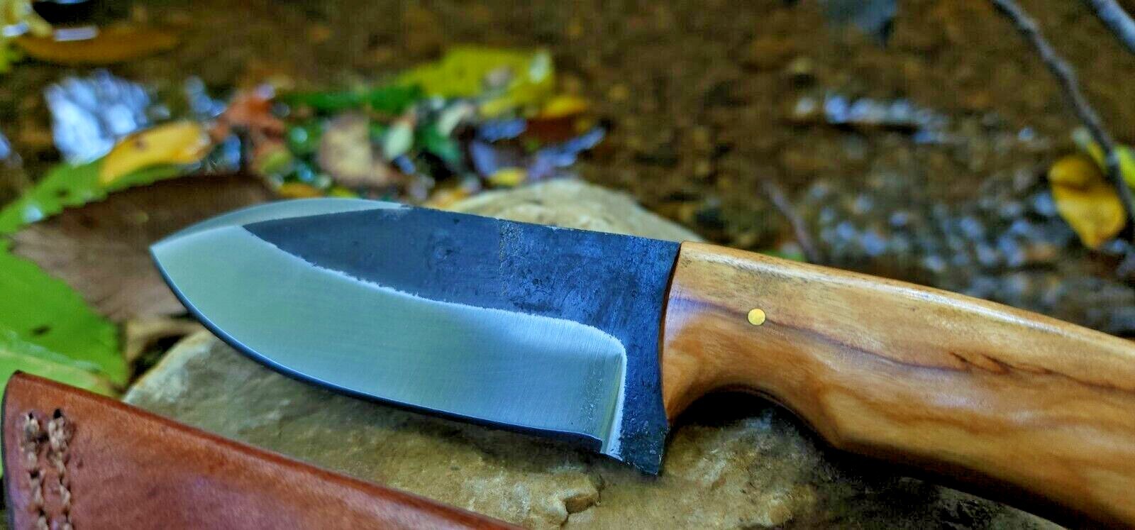 Hunting Knife Fixed Blade Hand Forged Bushcraft Knife birthday gift | eBay