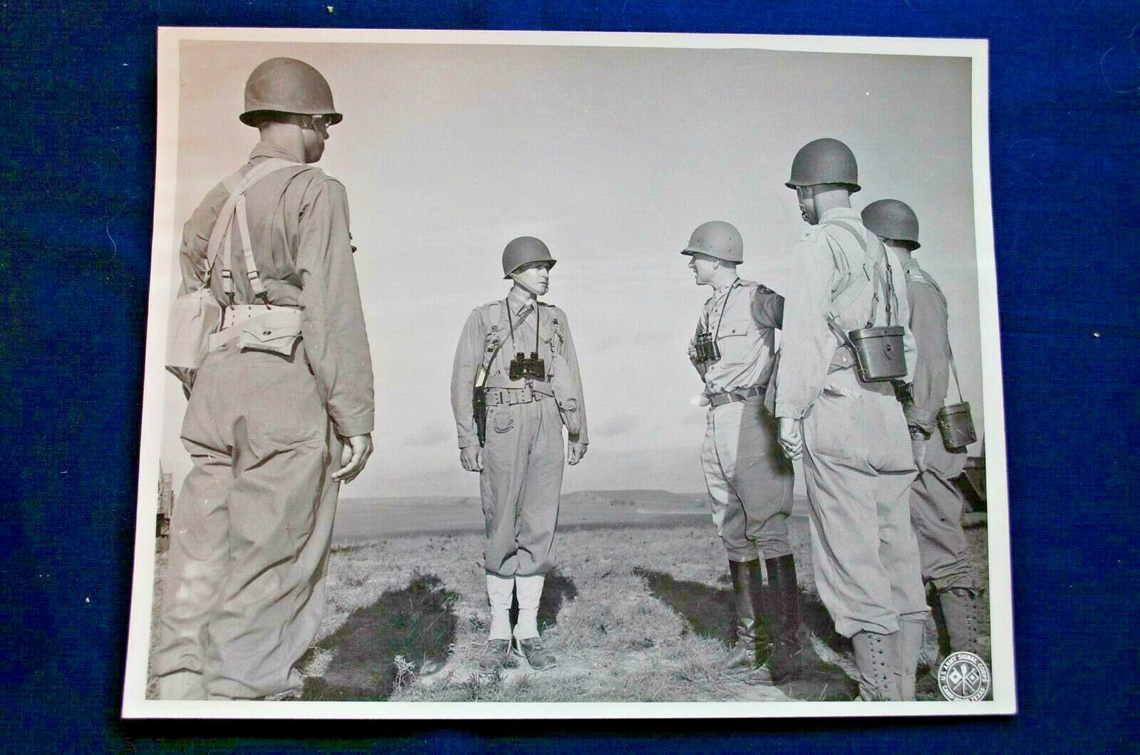 Signal Corps Photo of Brig. Gen. Orlando Ward in Field | eBay