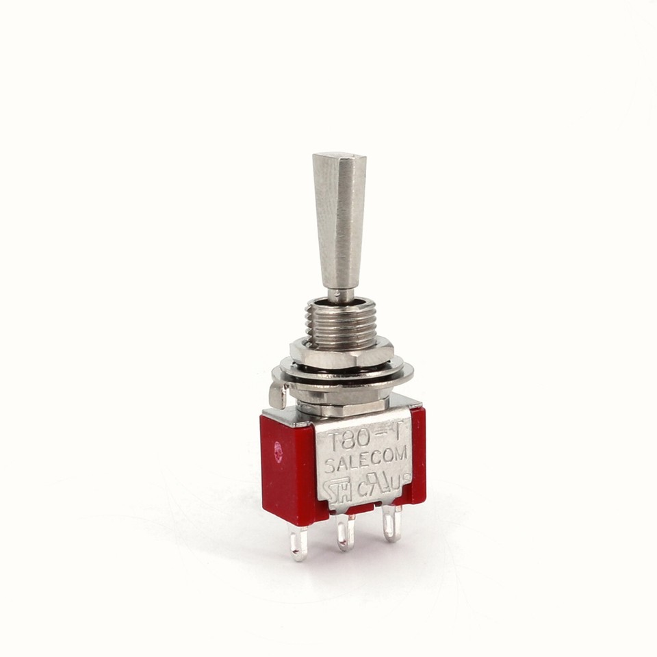 5Pcs T8014-U 3Pin ON-OFF-ON 3 Positions Flat Handle Remote Control ...