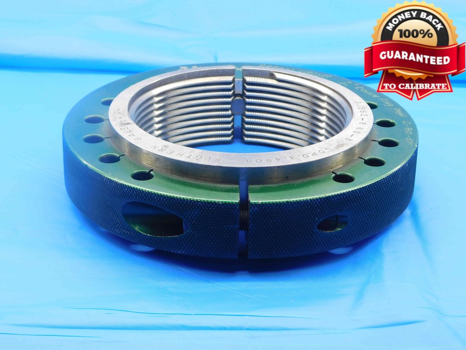 3.562 8 NS 3 THREAD RING GAGE 3.5620 GO ONLY P.D. = 3.4808 UNS-3A ...