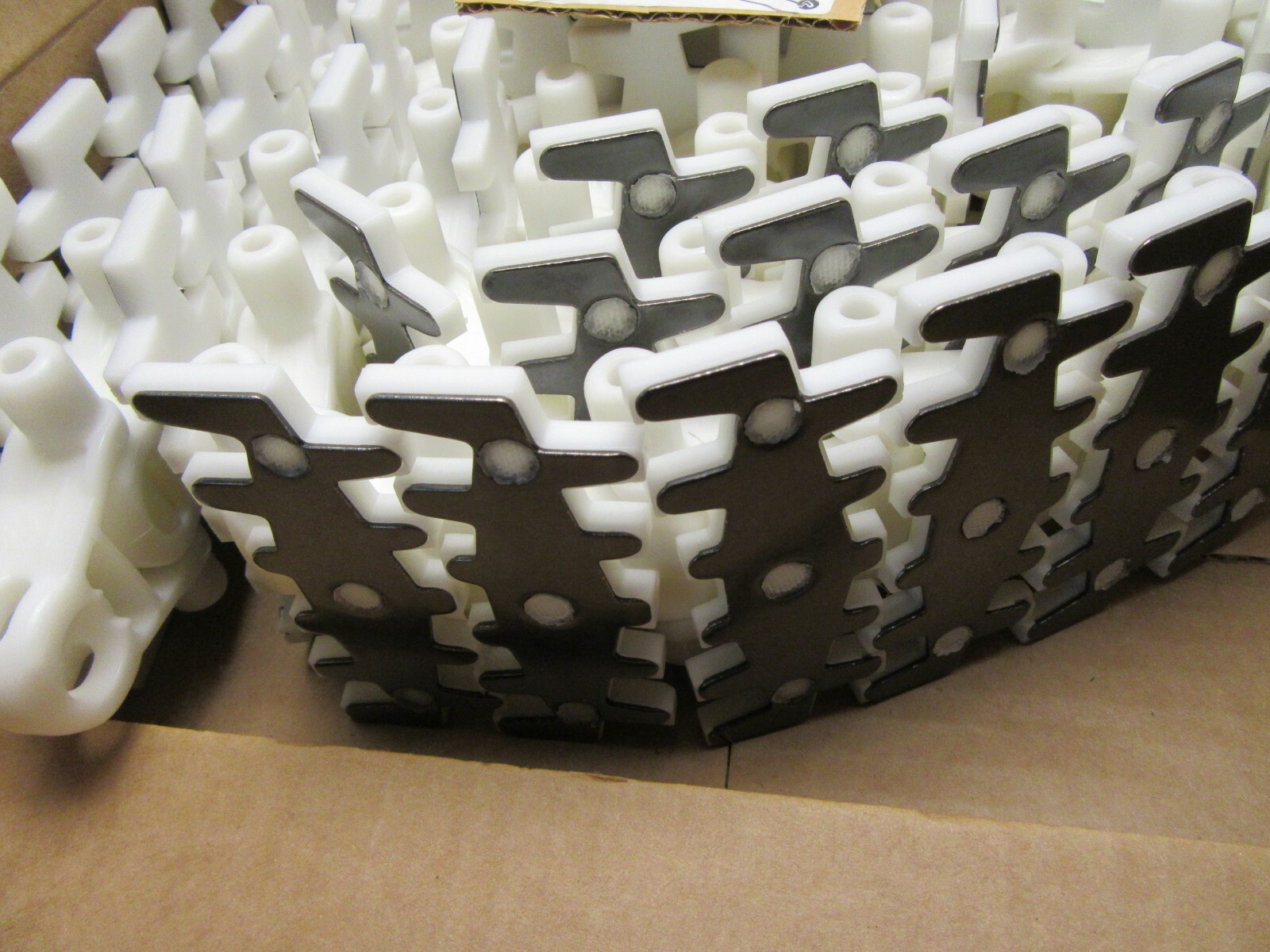 flexlink xhtp5tf stainless steel top conveyor belt chain 1.65m 65" [5*D ...