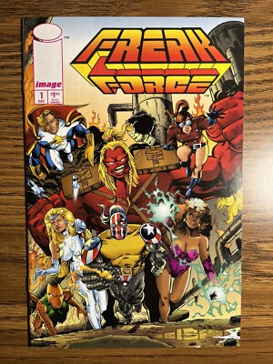 FREAK FORCE 1 ERIK LARSEN STORY & COVER IMAGE COMICS 1993 | eBay