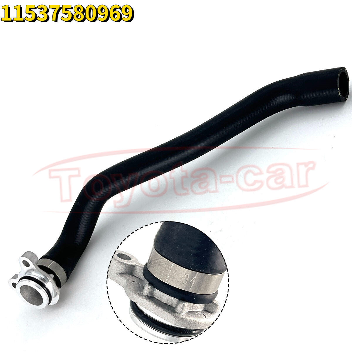 11537580969 Engine Coolant Hose fo BMW F10 F11 535i 11-14 F07 535i GT ...