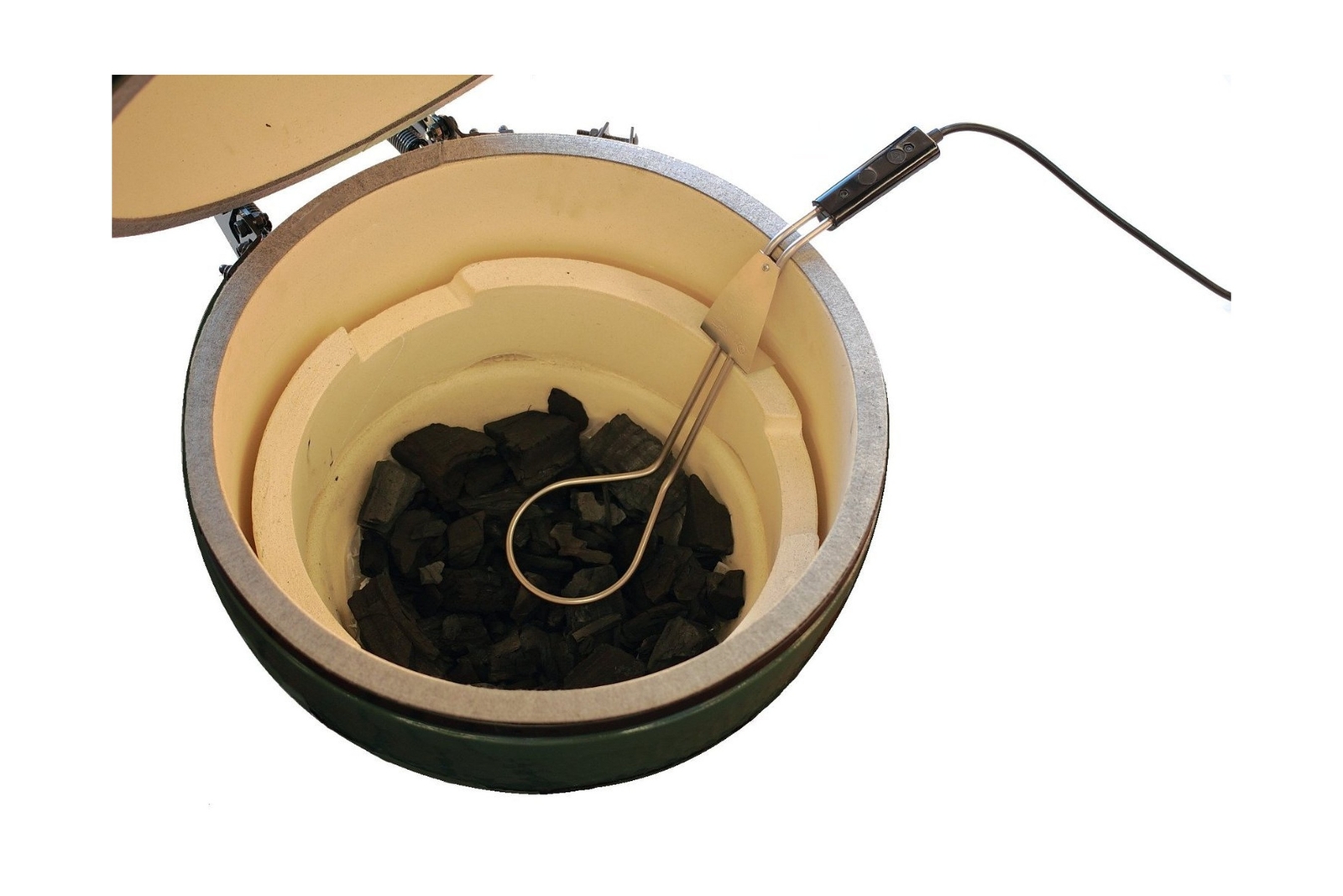 Big Green Egg Electric Lump Charcoal Starter for sale online | eBay